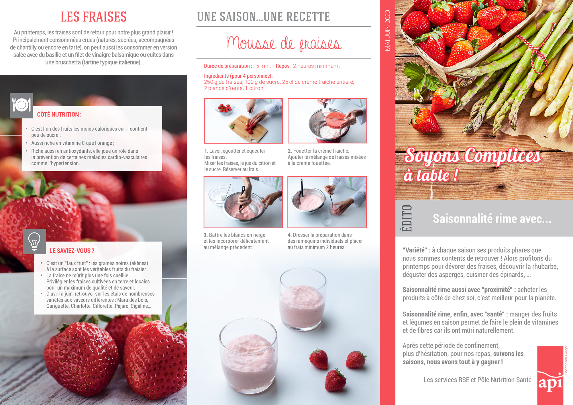 Diététique et nutrition – API restauration